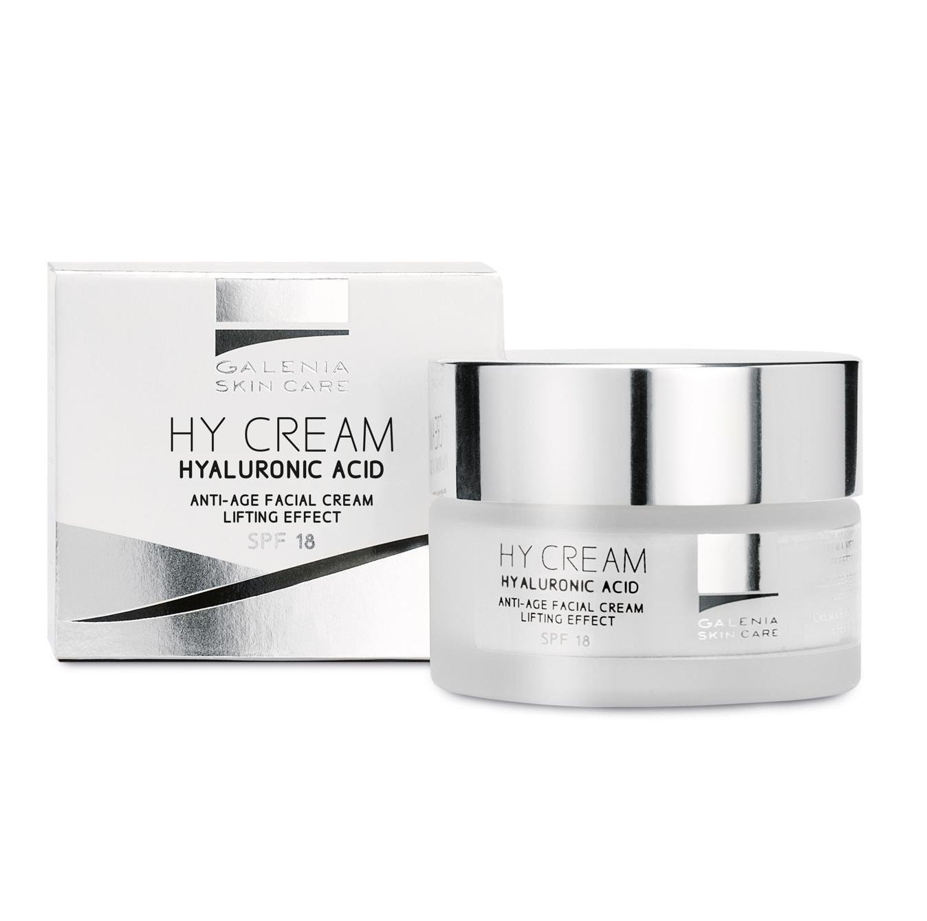 GALENIA HY CREAM – HYALURONIC ACID SPF 18 - 50ml – GlowCareJO