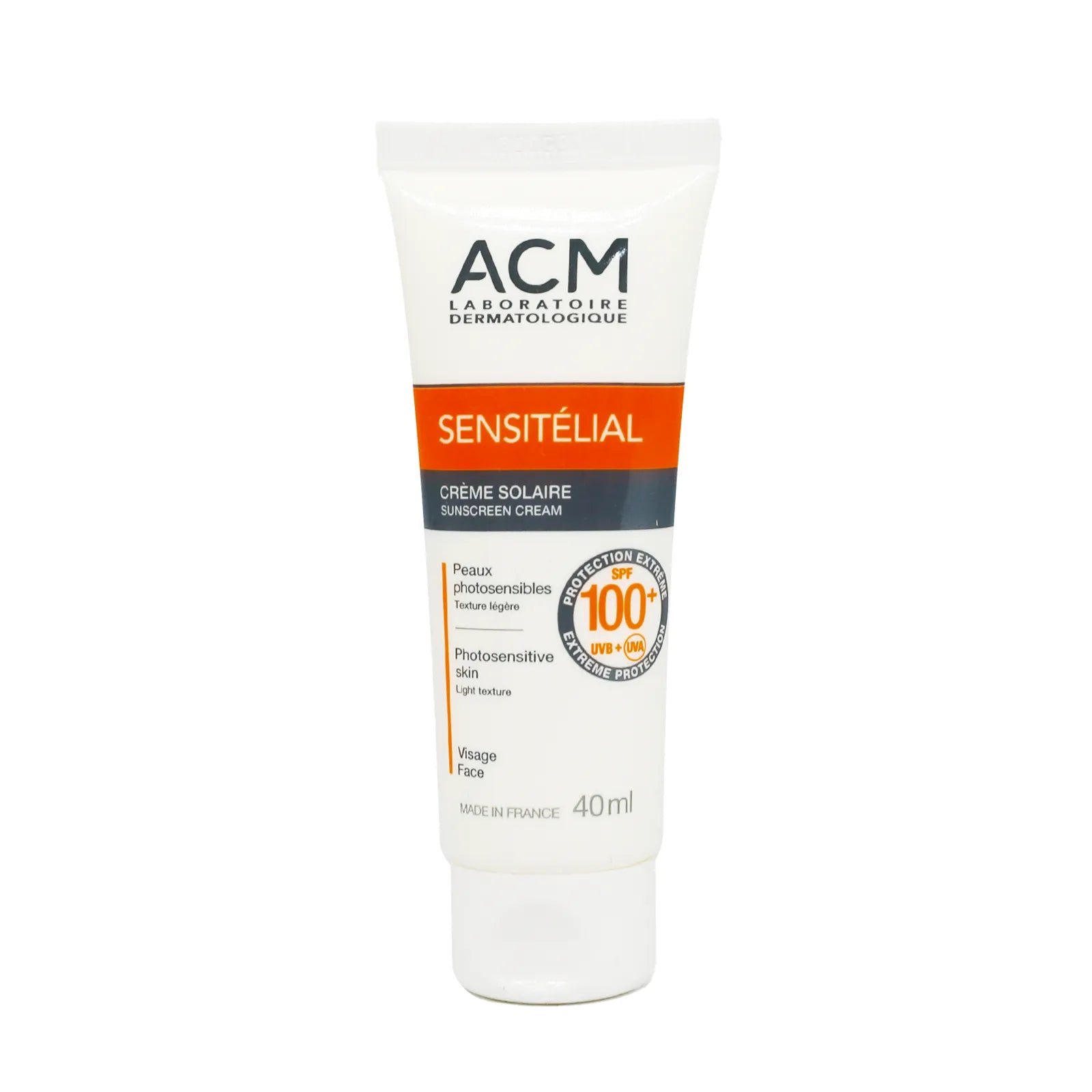 ACM Sensitelial Sunscreen Cream SPF 100+ for Face – 40 ml | GlowCareJO