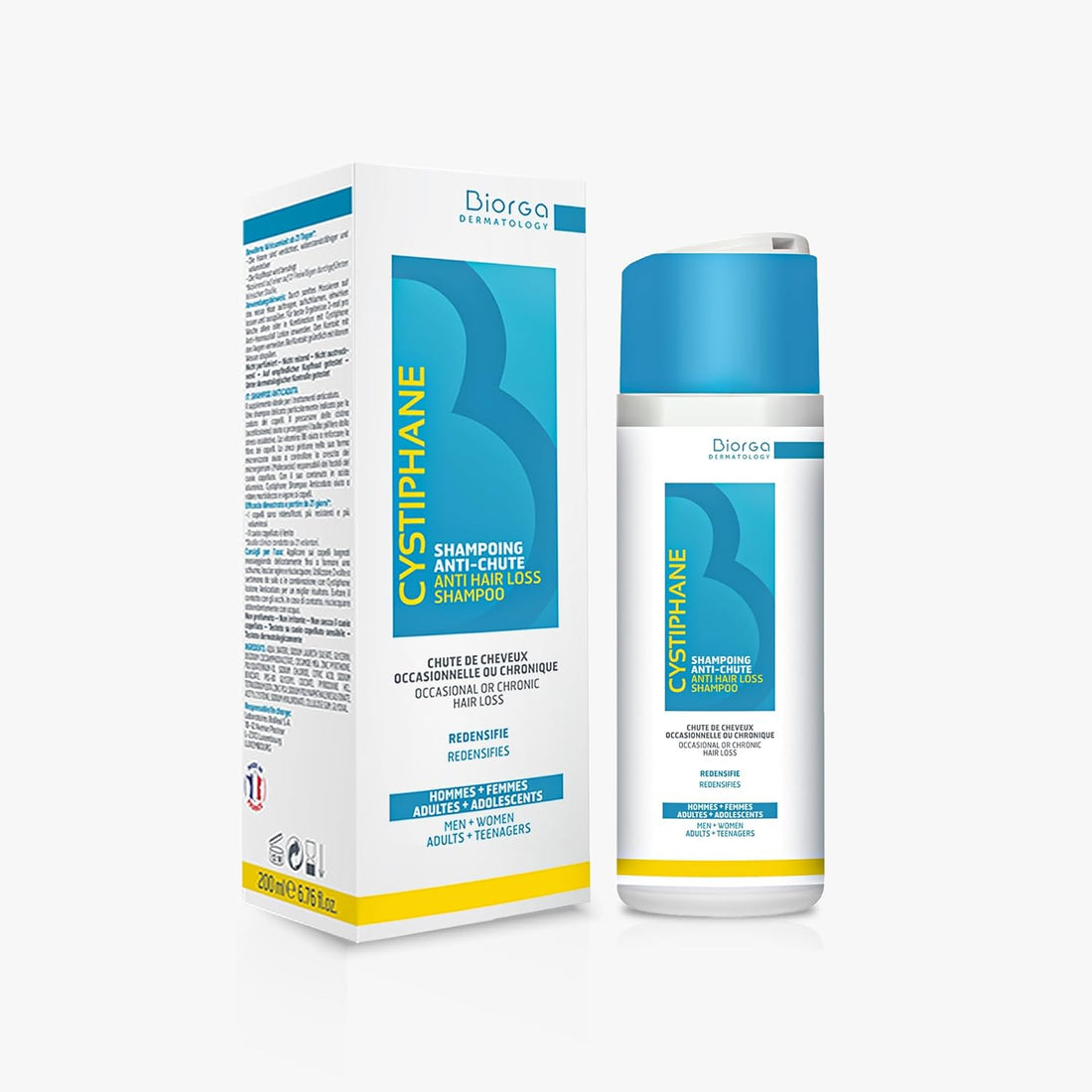 BIORGA CYSTIPHANE ANTI-HAIR LOSS SHAMPOO – GlowCareJO