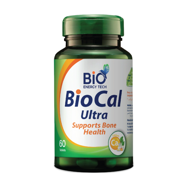BIO ENERGY TECH BioCal Ultra - Supports Bone Health - 60 Tablets ...