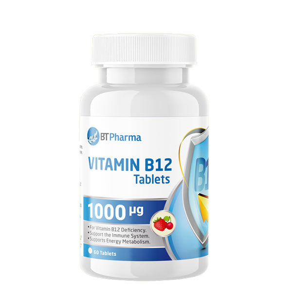 BT PHARMA B12 (1000) Mcg - 60 Tablets – GlowCareJO