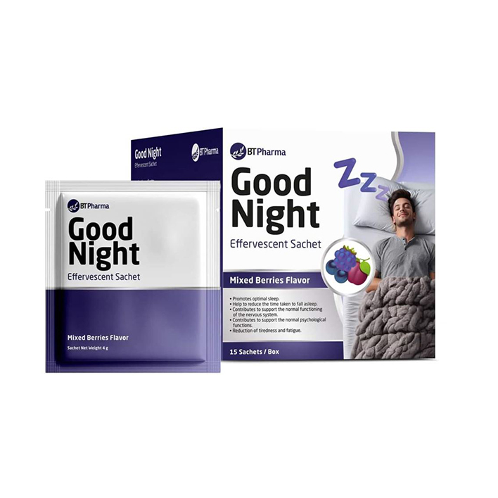 BT PHARMA Good Night 15 Effervescent - 15 Sachets per Box – GlowCareJO