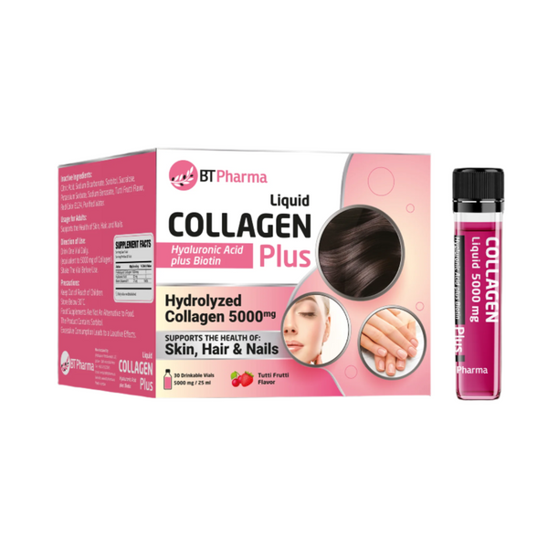 BT PHARMA Liquid Collagen Plus 30 Vials | GlowCareJO