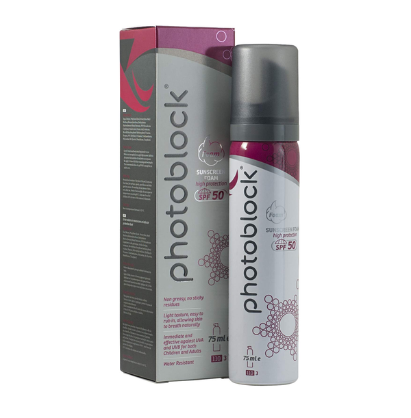 DERMA PELLA Photoblock Sunscreen Foam SPF 50 - 75ML – GlowCareJO