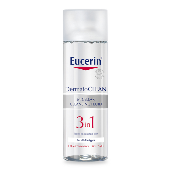 EUCERIN Dermato CLEAN 3-in-1 Micellar Cleansing Fluid - 200ml – GlowCareJO