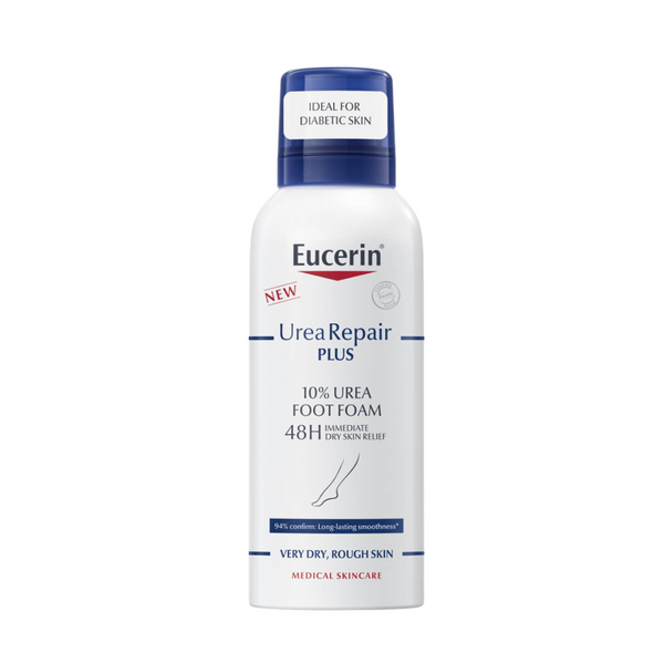 EUCERIN Urea Repair Plus 10% Urea Foot Foam – 48H Dry Skin Relief 150m ...