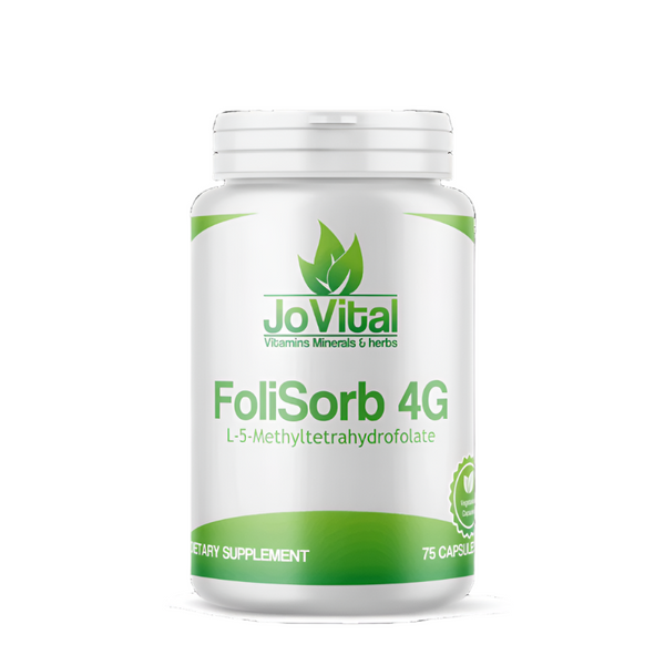 JOVITAL FoliSorb 4G – L-5-Methyltetrahydrofolate 75 Capsules | GlowCar ...