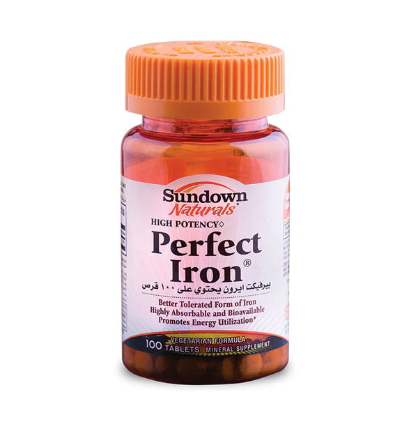 SUNDOWN PERFECT IRON 100 TABLETS | GlowCareJO