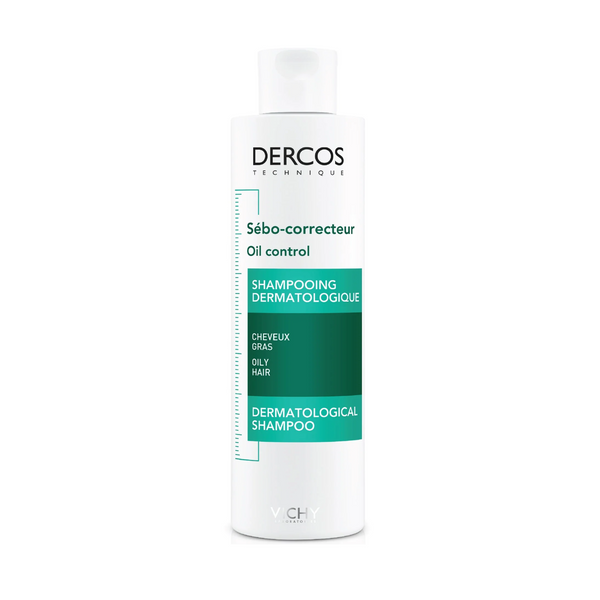VICHY Dercos Oil Control Shampoo for Oily Hair 200ml | GlowCareJO