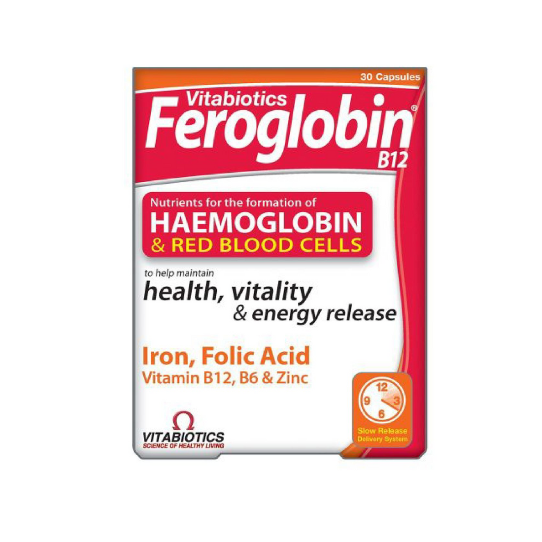 VITABIOTICS Feroglobin Capsules 30 Capsules – GlowCareJO