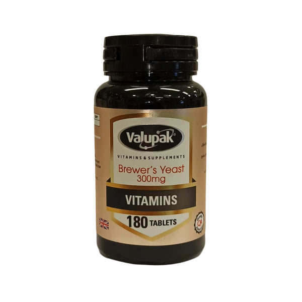 VALUPAK Brewer’s Yeast 300 mg – 180 Tablets – GlowCareJO